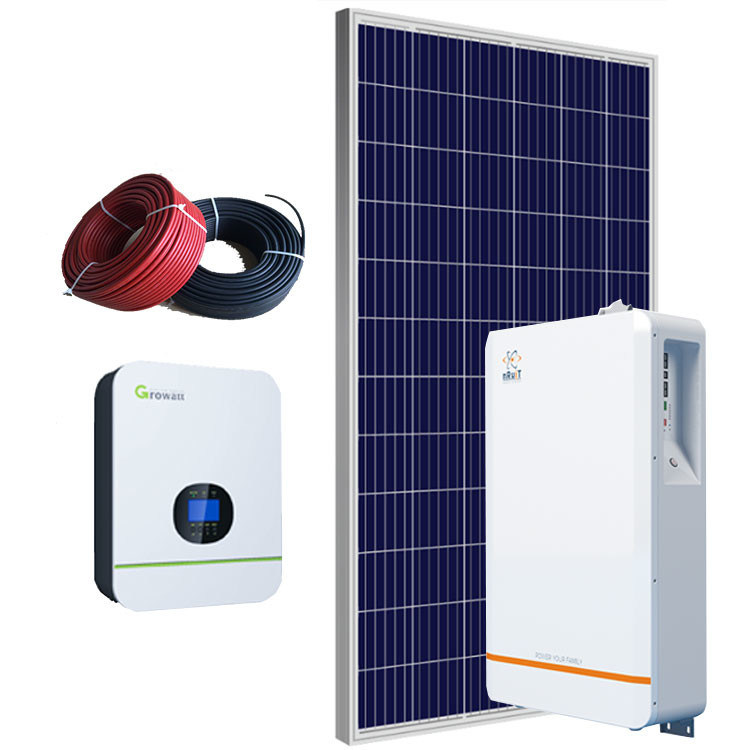 51.2V Household Solar System / 480Ah Solar Rooftop System For Home 22.86Kg